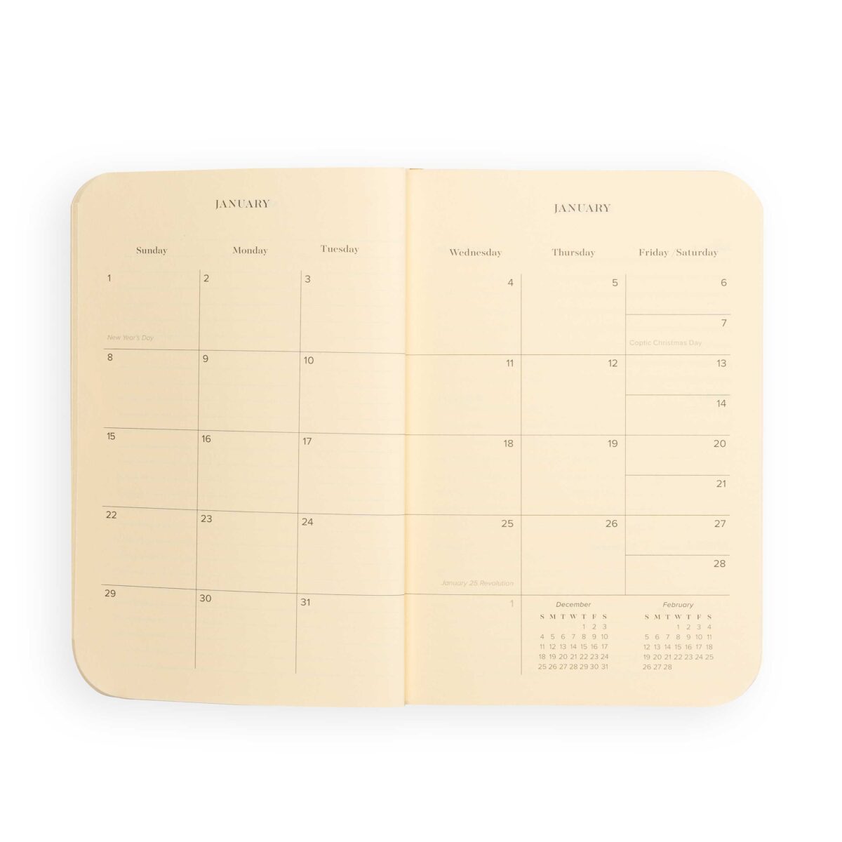 2023 Nude Pocket Planner - Write Concept