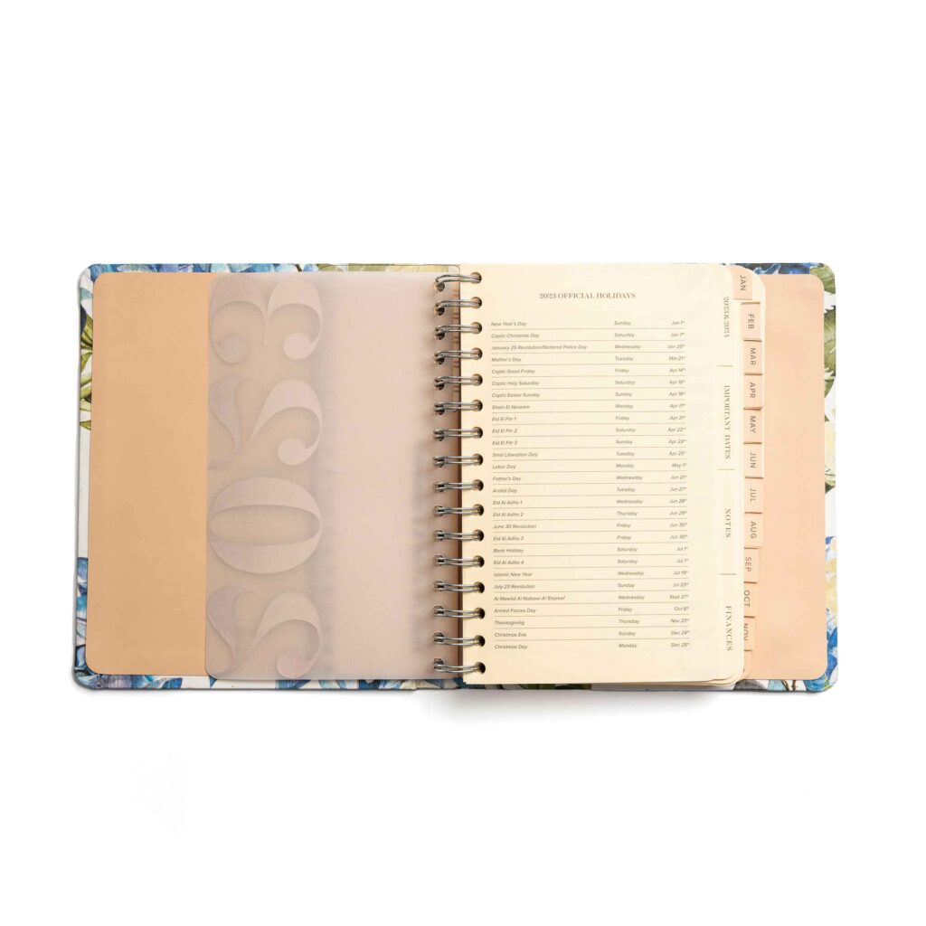Blue 2023 Desk Planner - Write Concept