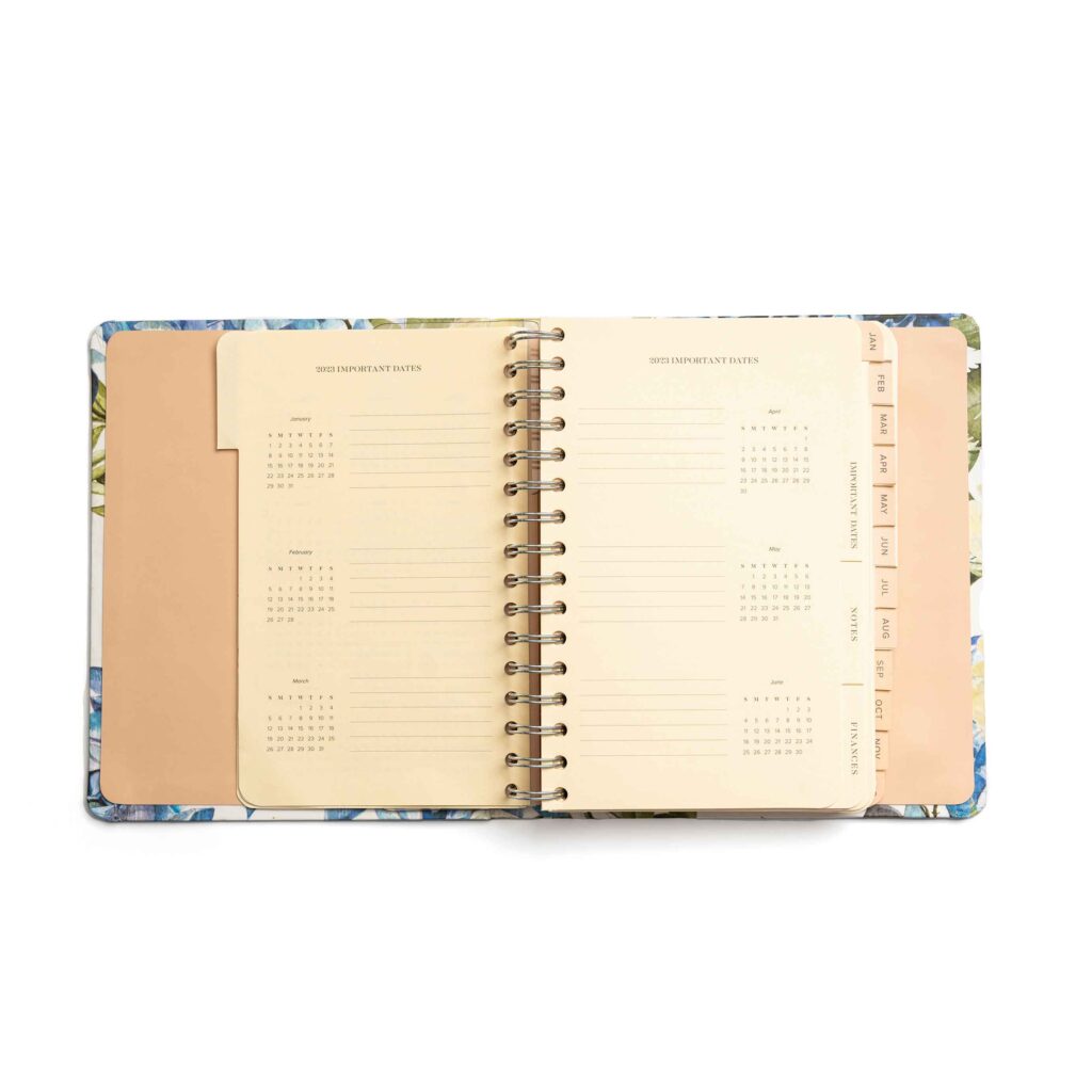 Blue 2023 Desk Planner - Write Concept