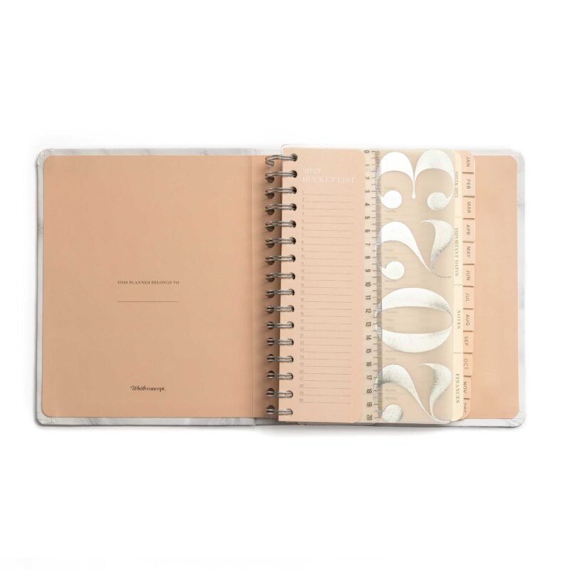 Marble 2023 Desk Planner - Write Concept