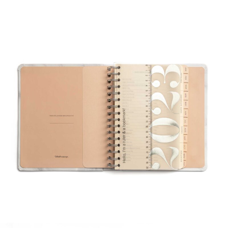 Marble 2023 Desk Planner - Write Concept